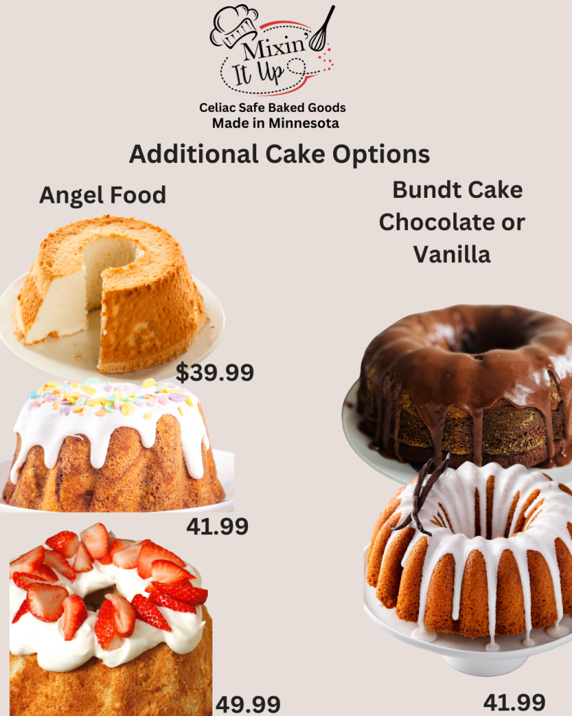 Custom Cakes Call to Order 320-259-7105